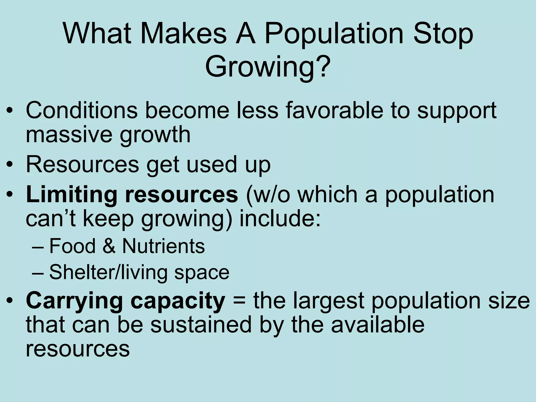 Population growth notes | PPT