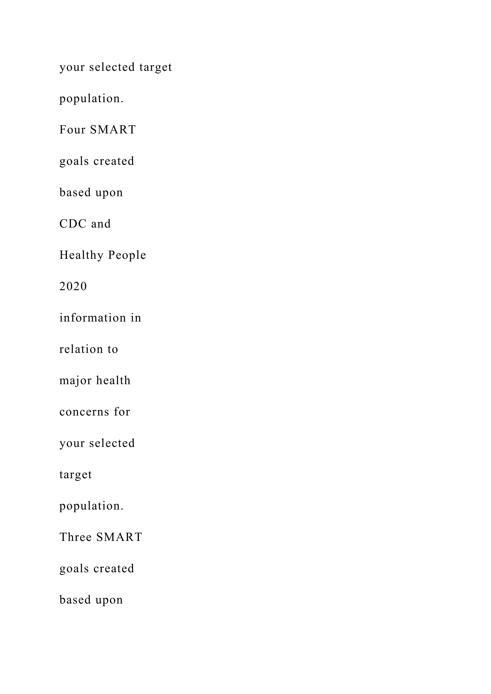 Population Health – Basic Windshield Survey- Sentinel Town® .docx