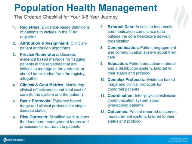 Population Health Management | PPTX | Medical Health