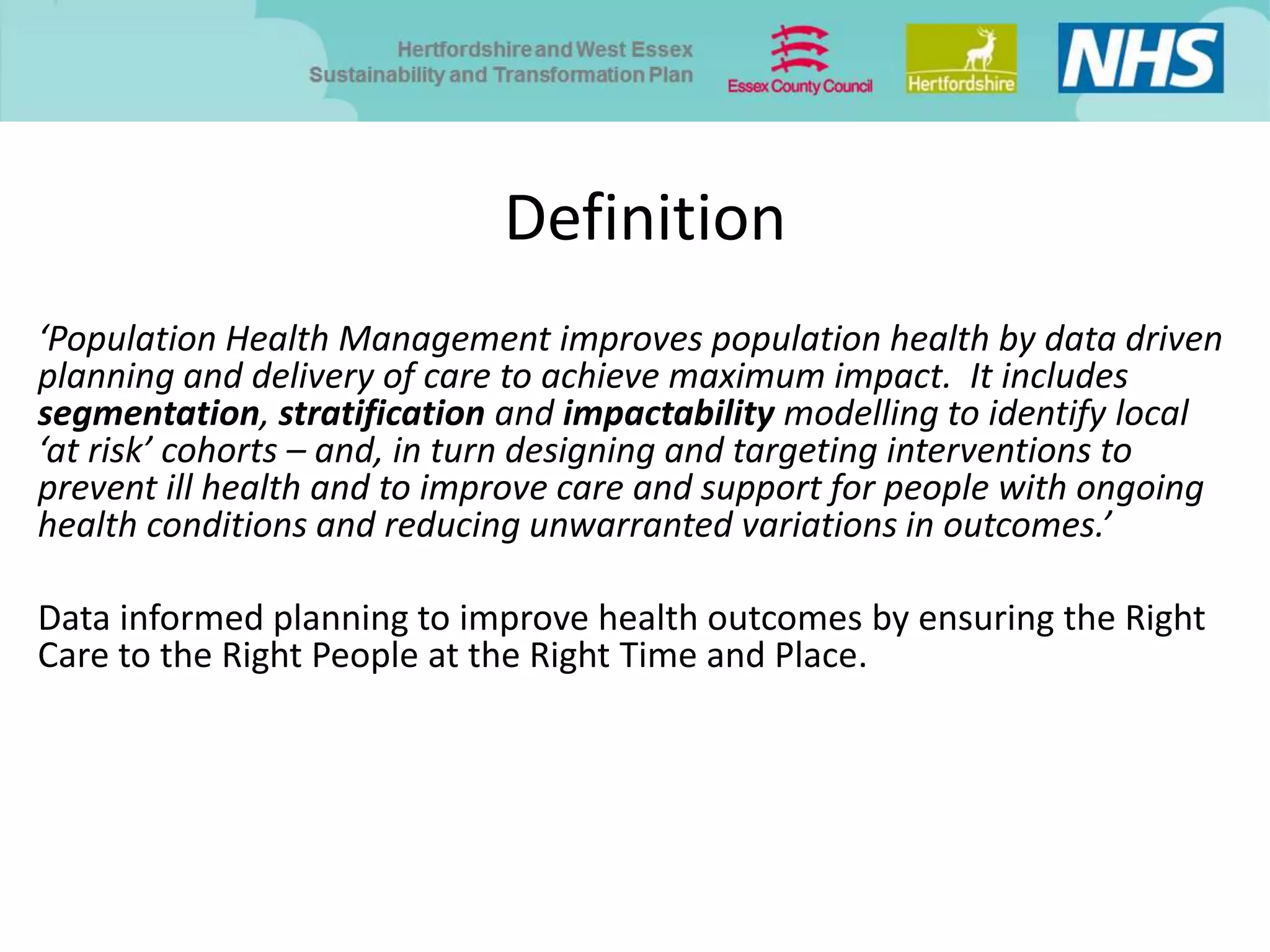 Population health management | PPTX