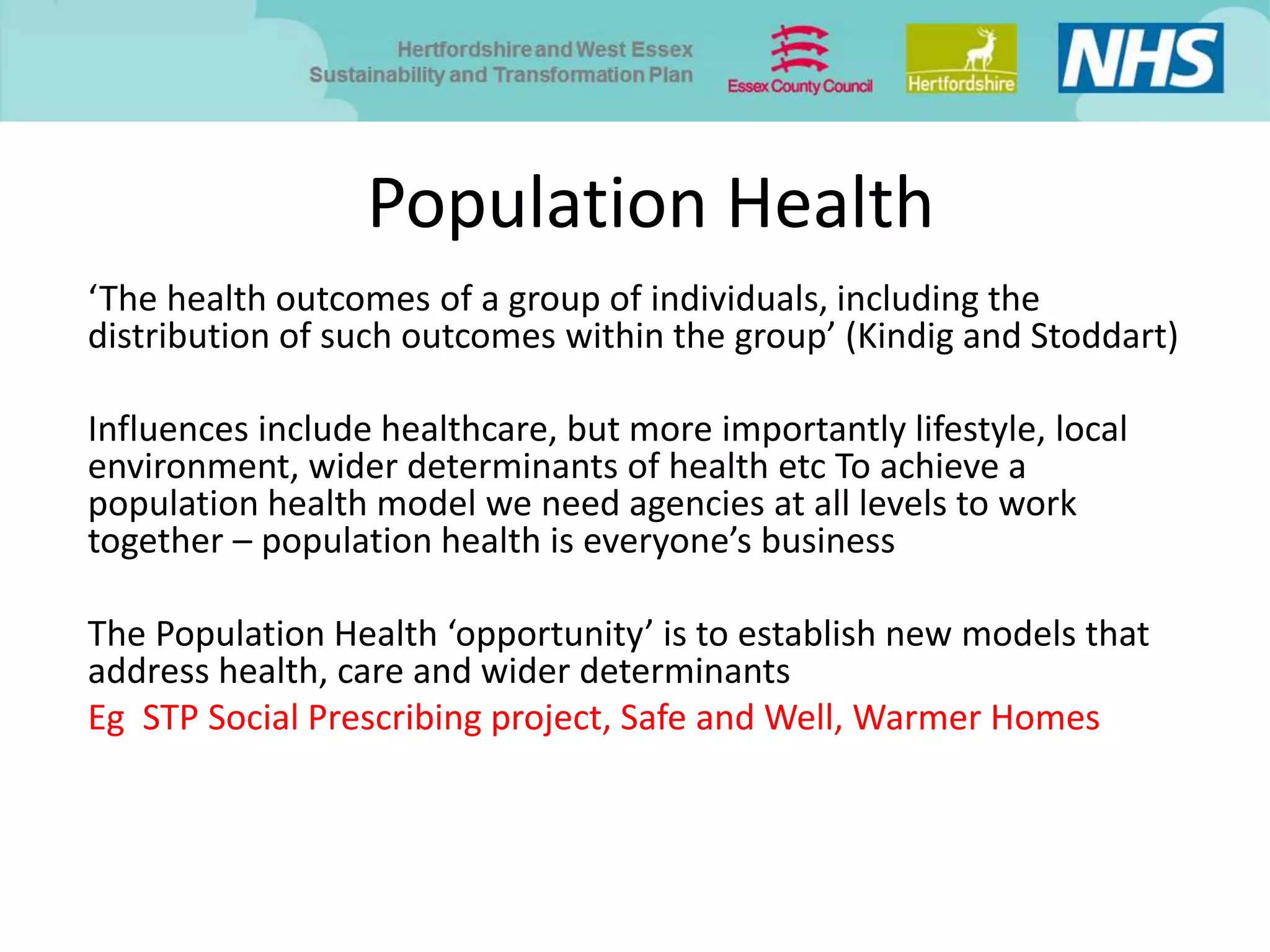 Population health management | PPTX