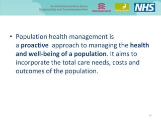 Population health management | PPTX
