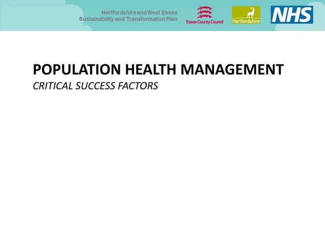 Population health management | PPTX