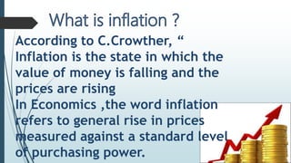 Population ,inflation,uneployment | PPTX