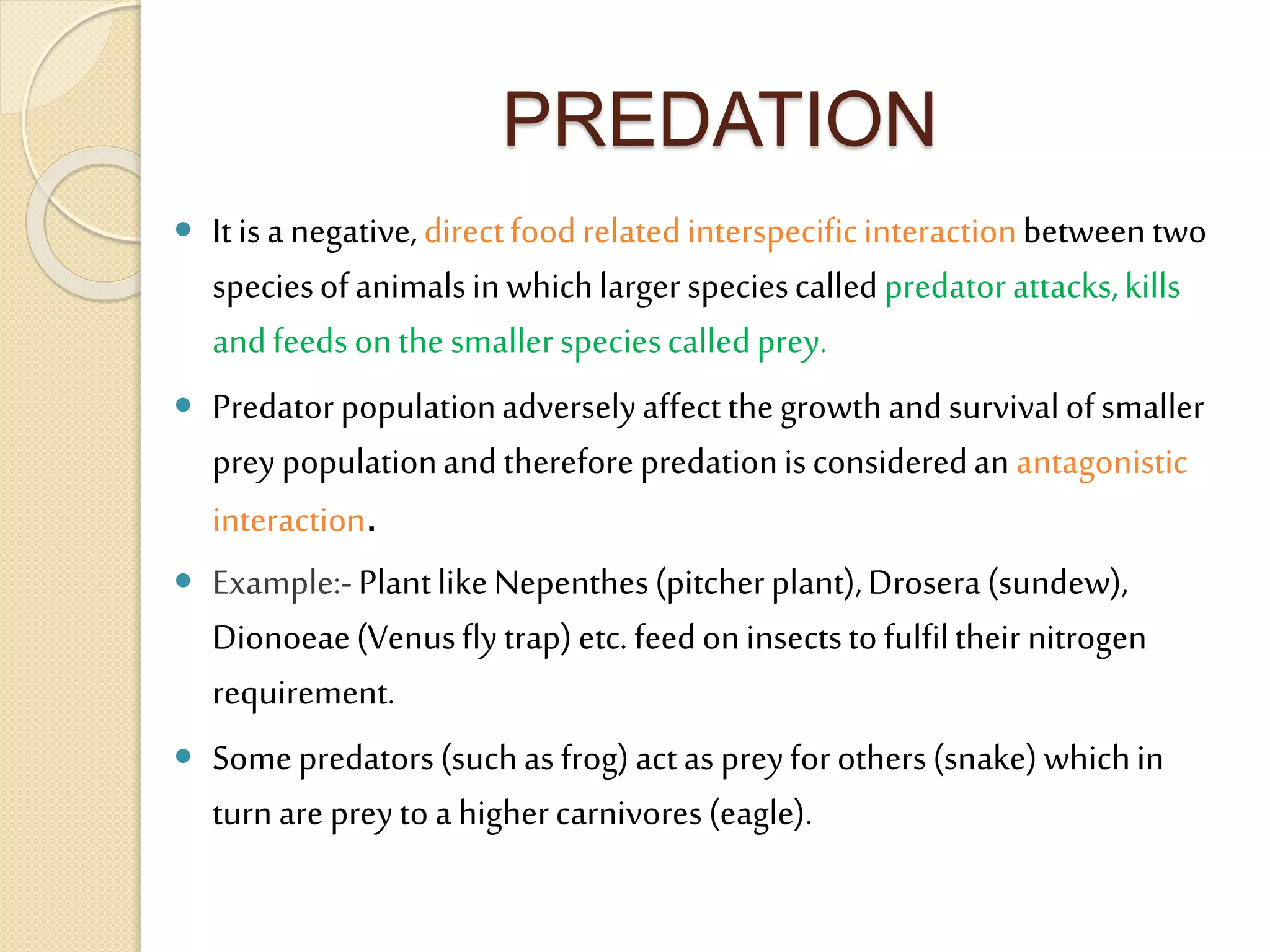Population Interaction And Their Types Pptx Biological Sciences