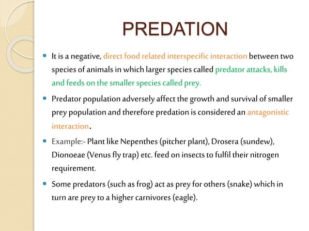 Population interaction and their Types. | PPTX | Biological Sciences ...