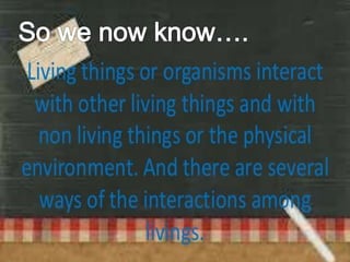 Population interaction ppt | PPTX