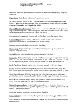 Population introduction notes | PDF