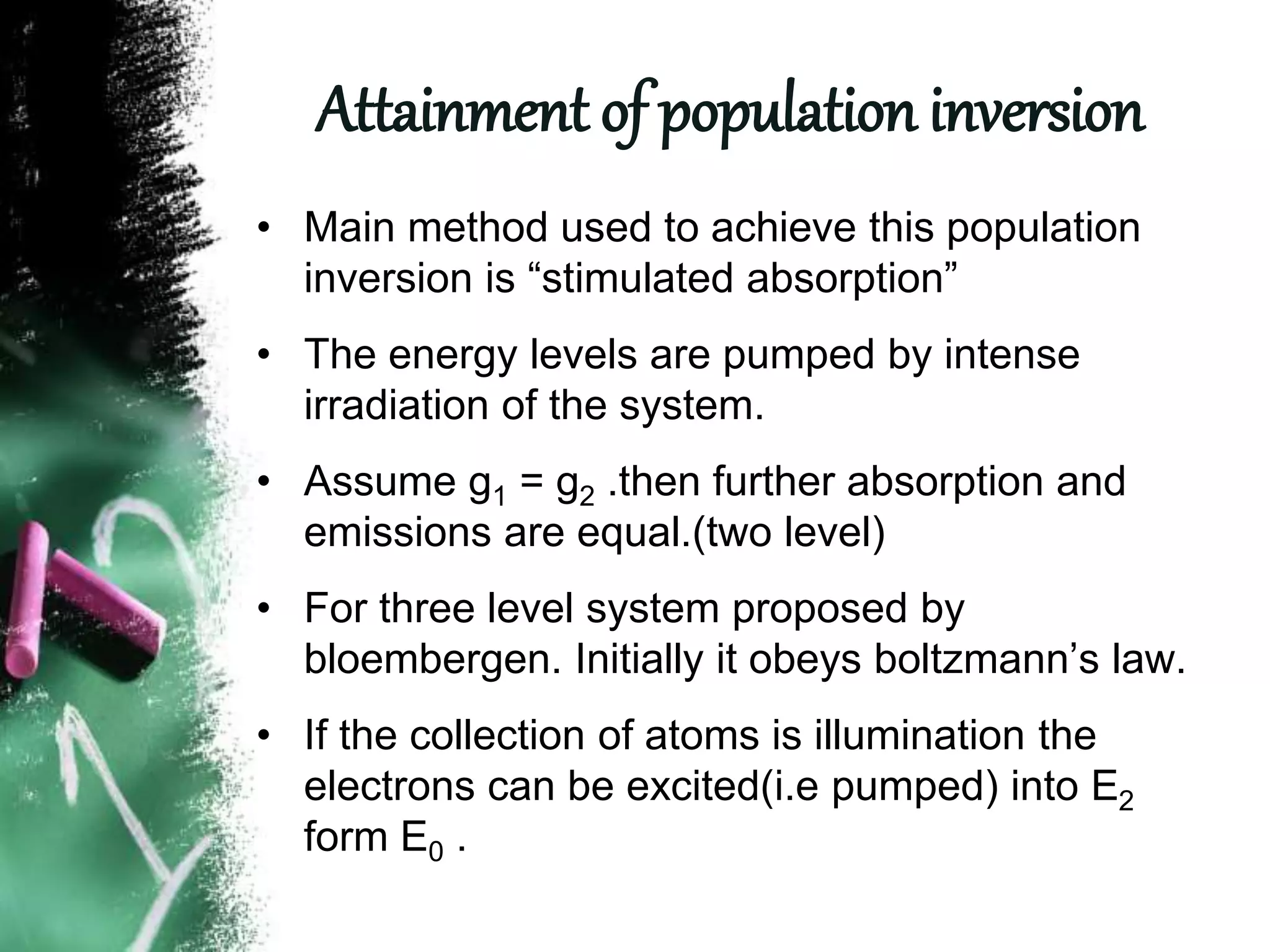 Population inversion | PPTX