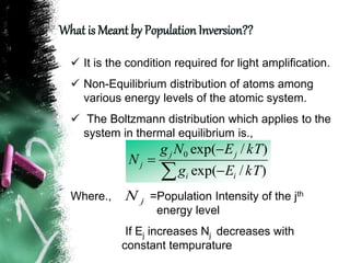 Population inversion | PPTX