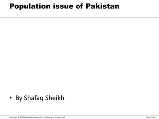 Population issue of pakistan | PPT | Infectious Diseases | Diseases and ...