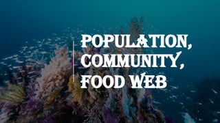 population, community and food web.pptx