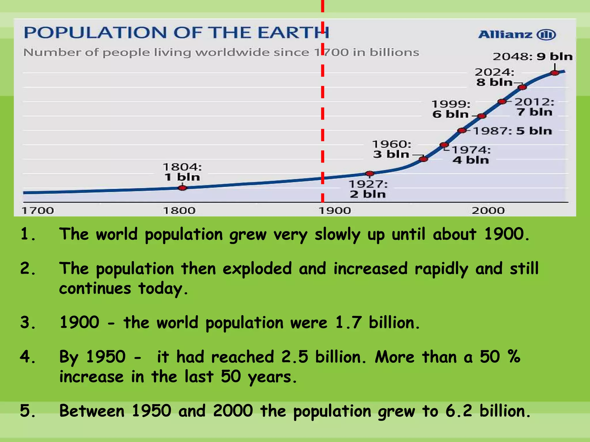 Population lesson 1 world population growth | PPTX