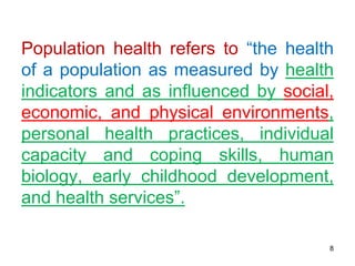 Population medicine | PPTX
