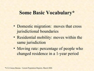 Population Mobility Pwrpt | PPT