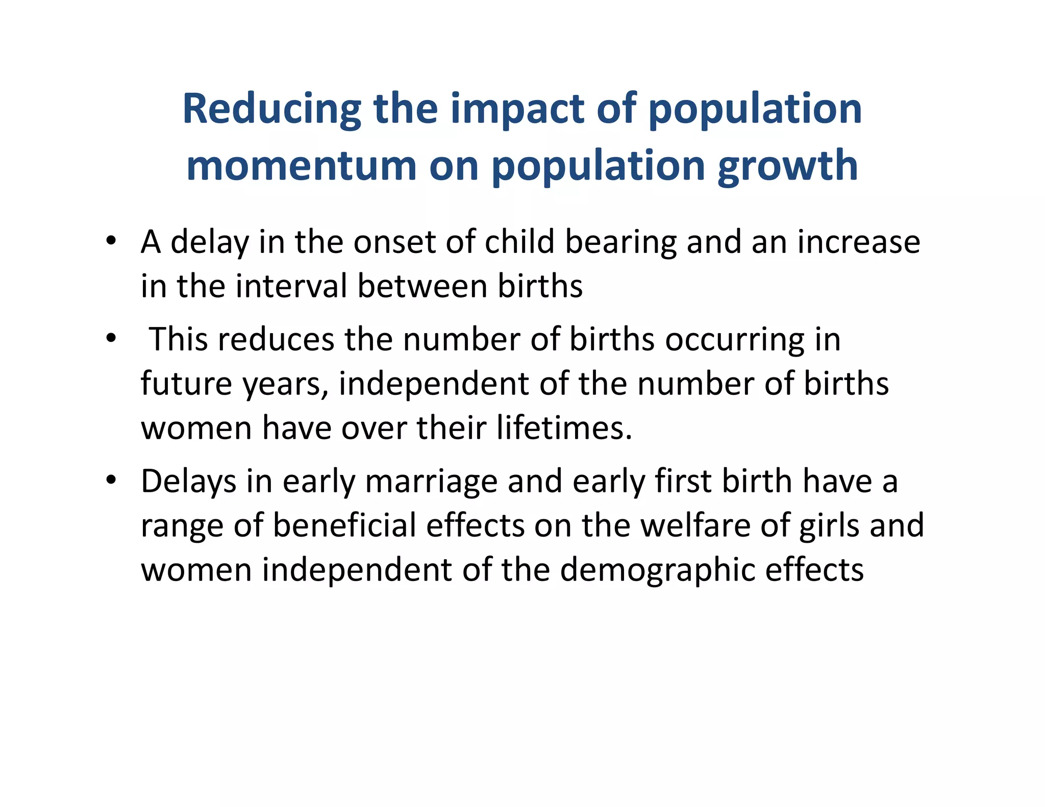 Population momentum dividend and aging | PDF