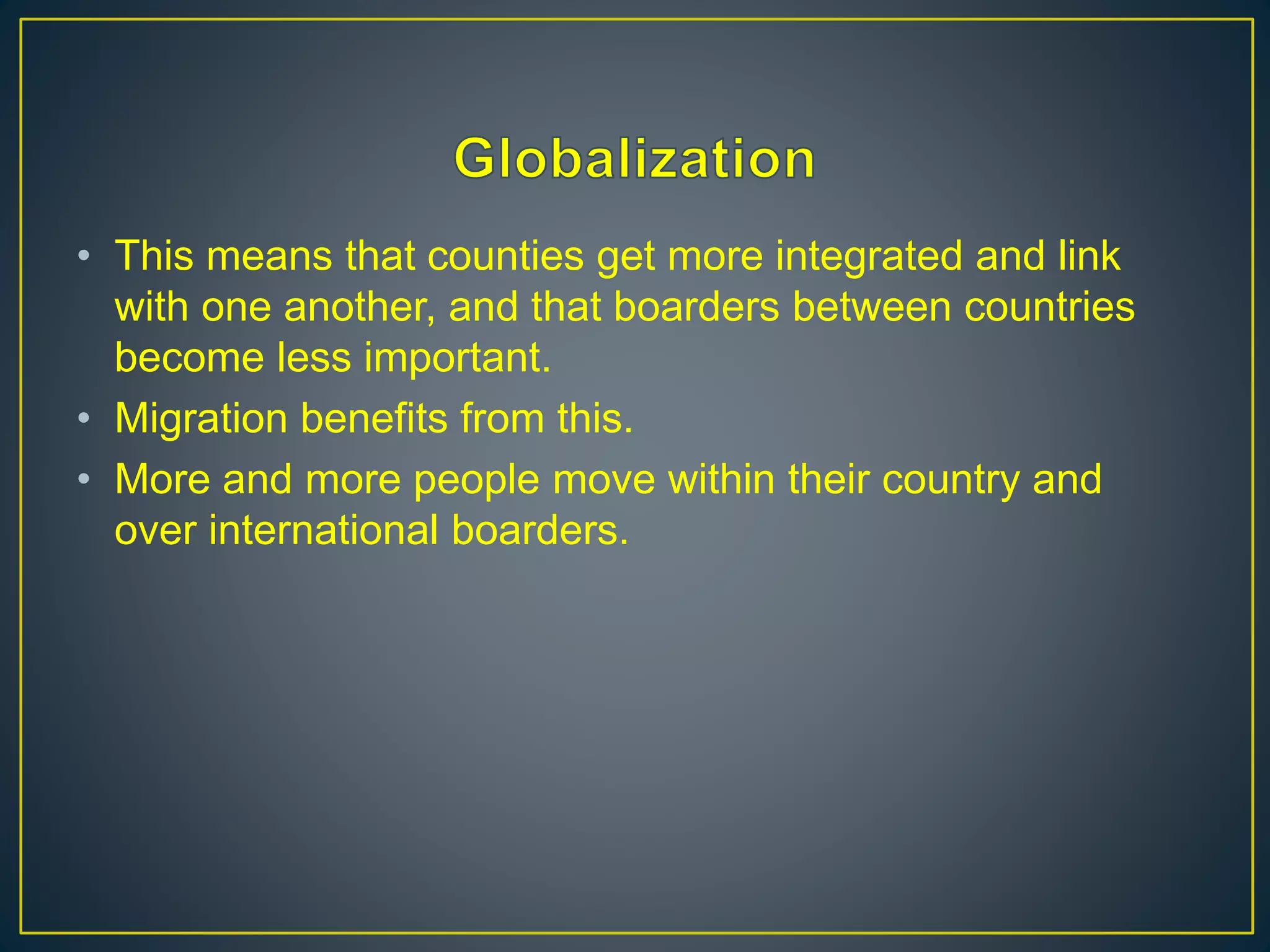 Population movements | PPTX