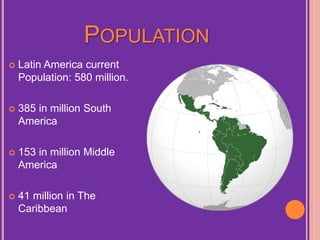 Population Patterns of Latin America 9.1 | PPTX | North America Travel ...