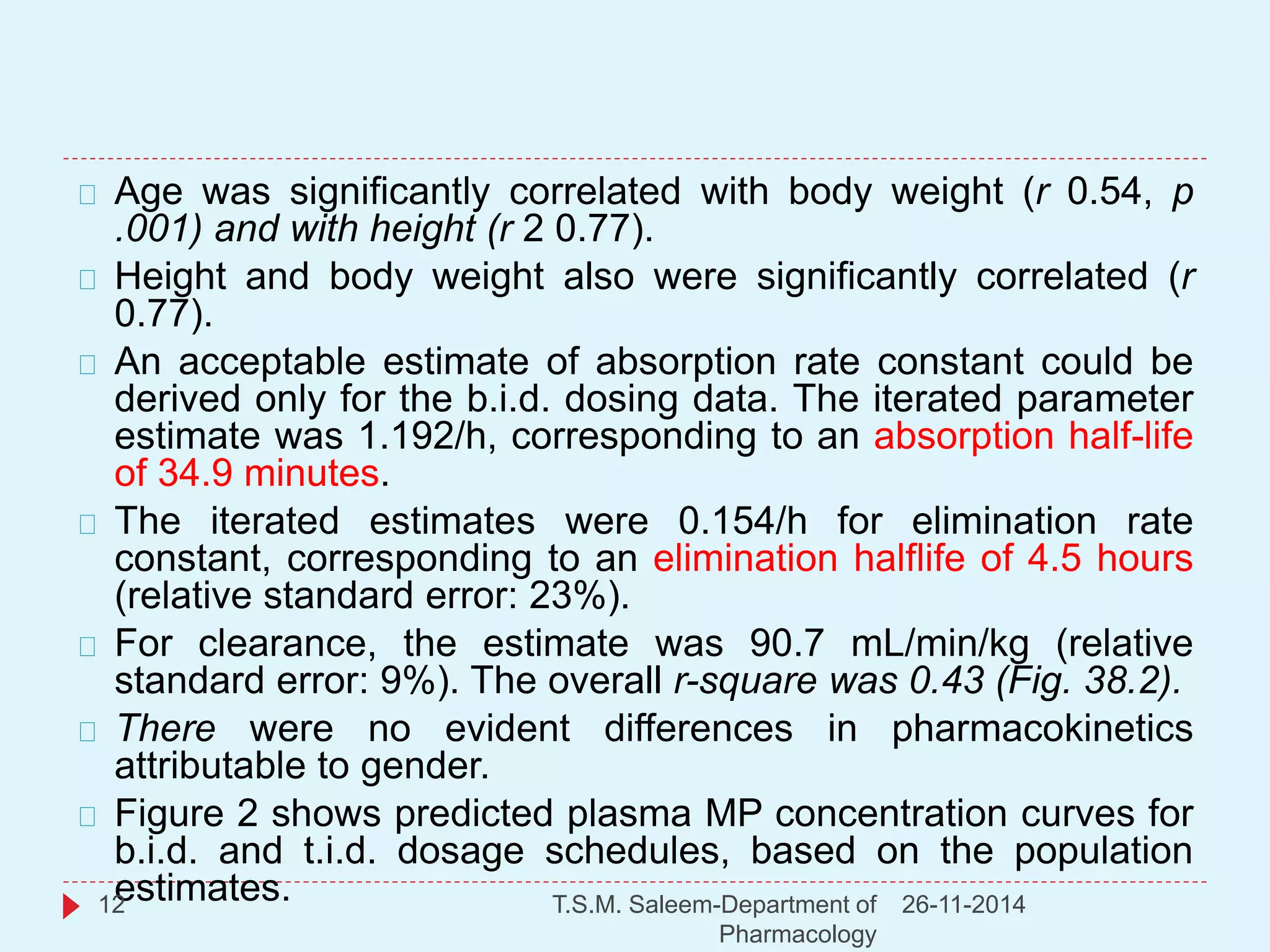 Population pharmacokinetics | PPTX