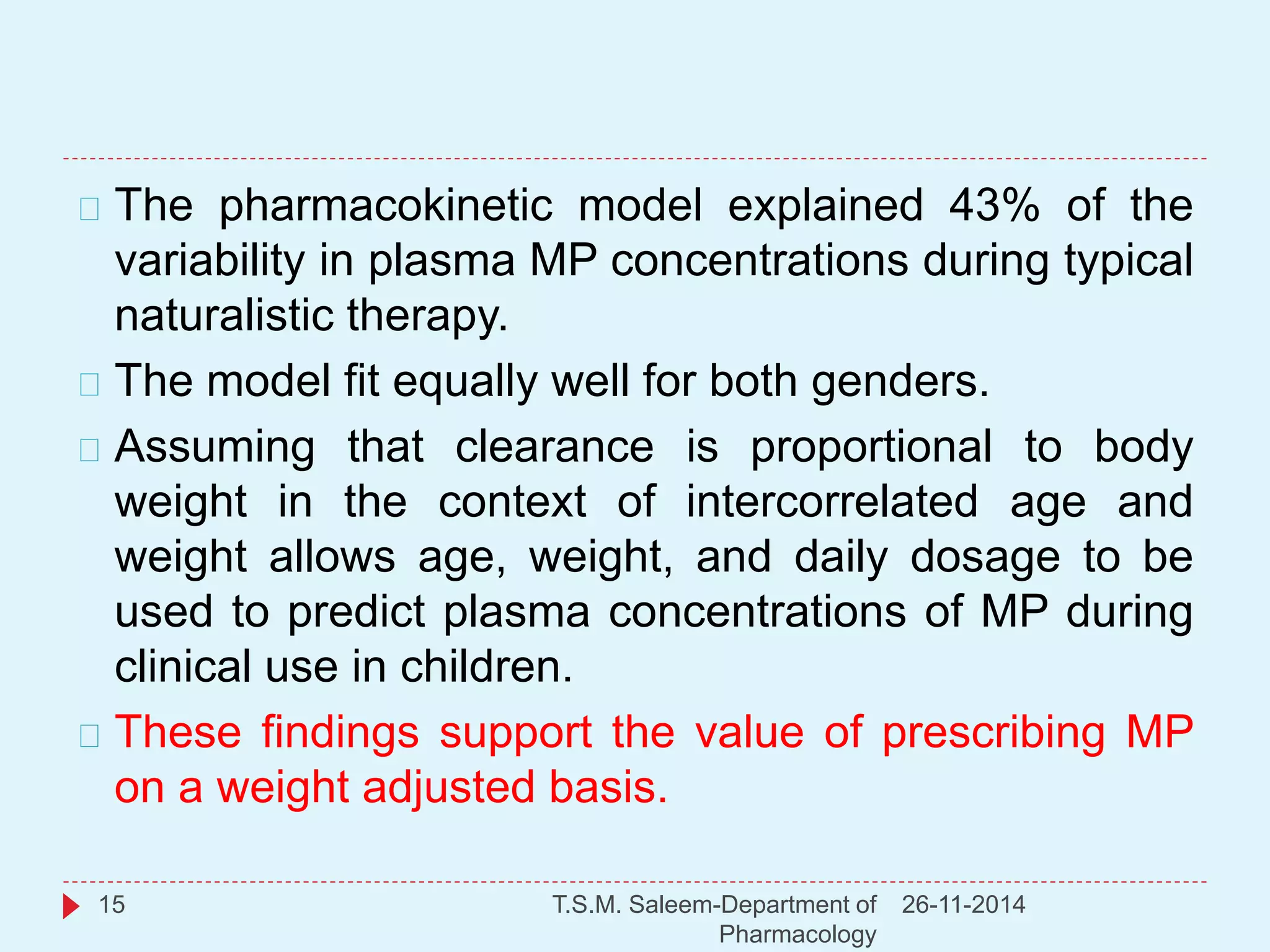 Population pharmacokinetics | PPTX