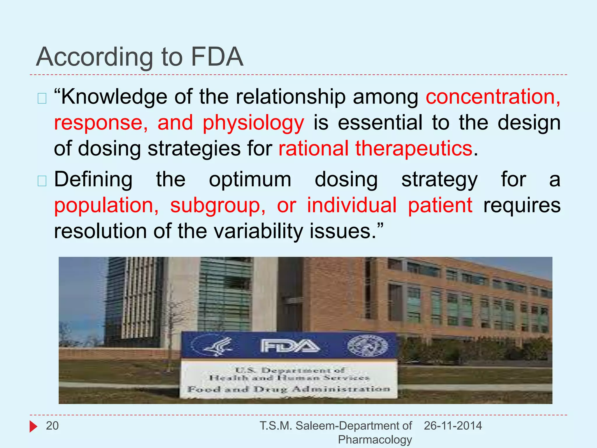 Population pharmacokinetics | PPTX