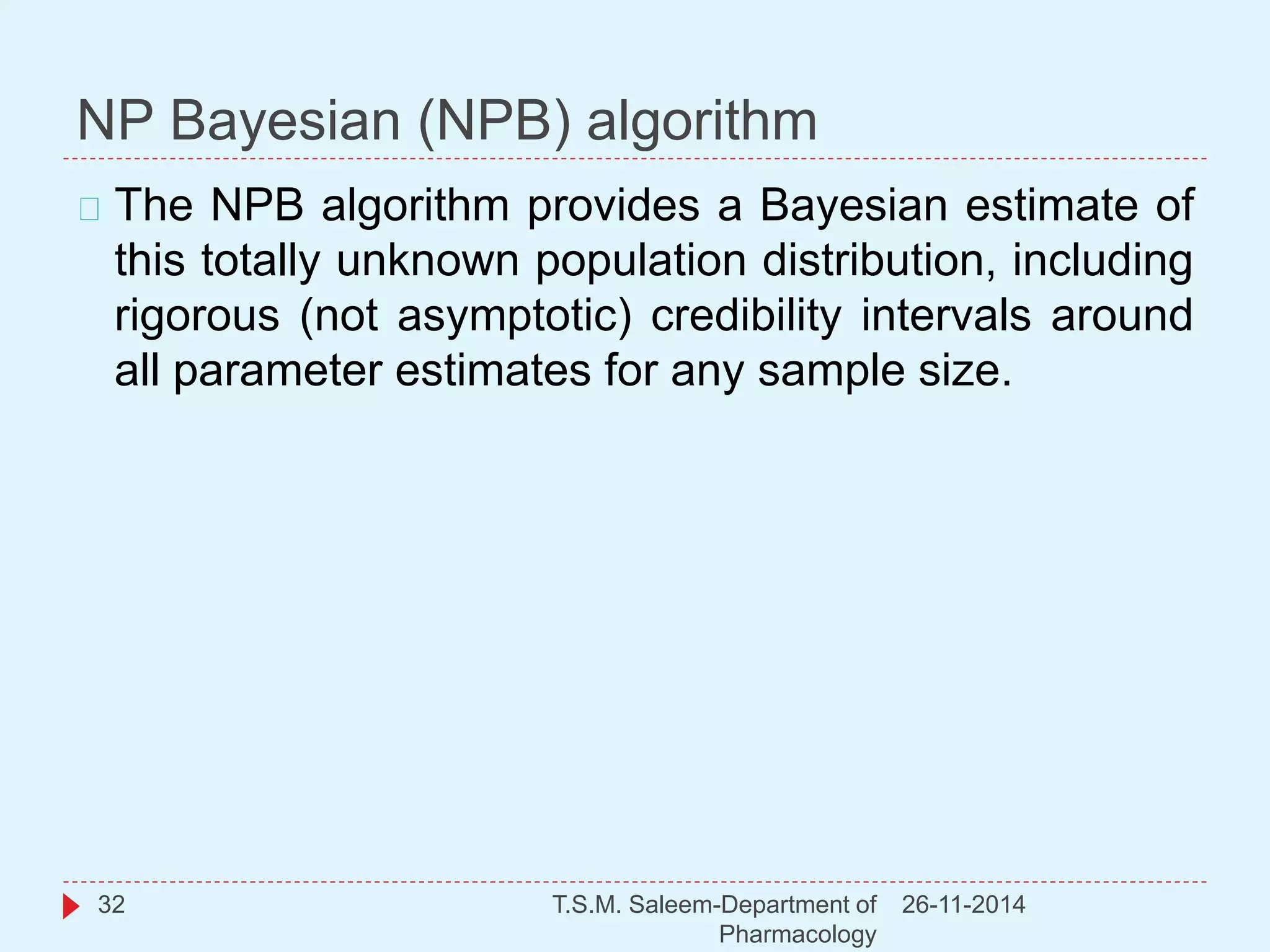 Population pharmacokinetics | PPTX