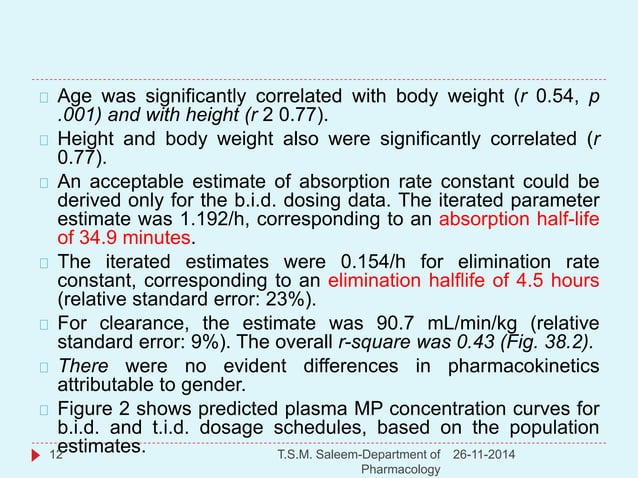 Population pharmacokinetics | PPTX