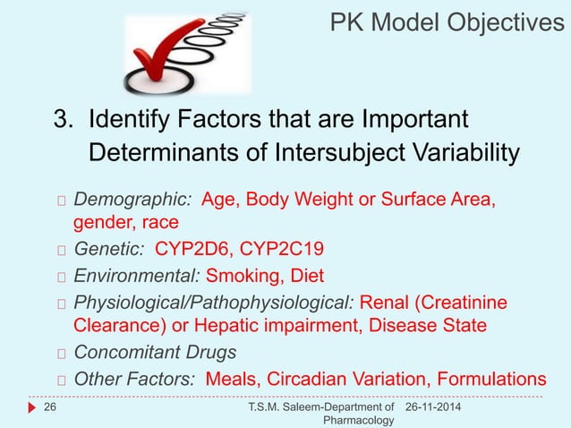 Population pharmacokinetics | PPTX