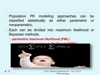 Population pharmacokinetics | PPTX
