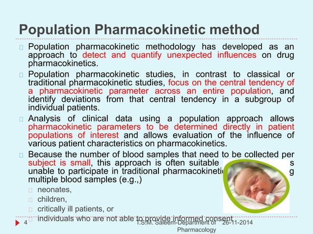 Population pharmacokinetics | PPTX