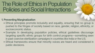 population planning medical ethics slides | PDF