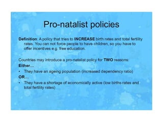 Population policies | PPTX