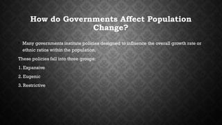 Population Policies | PPT