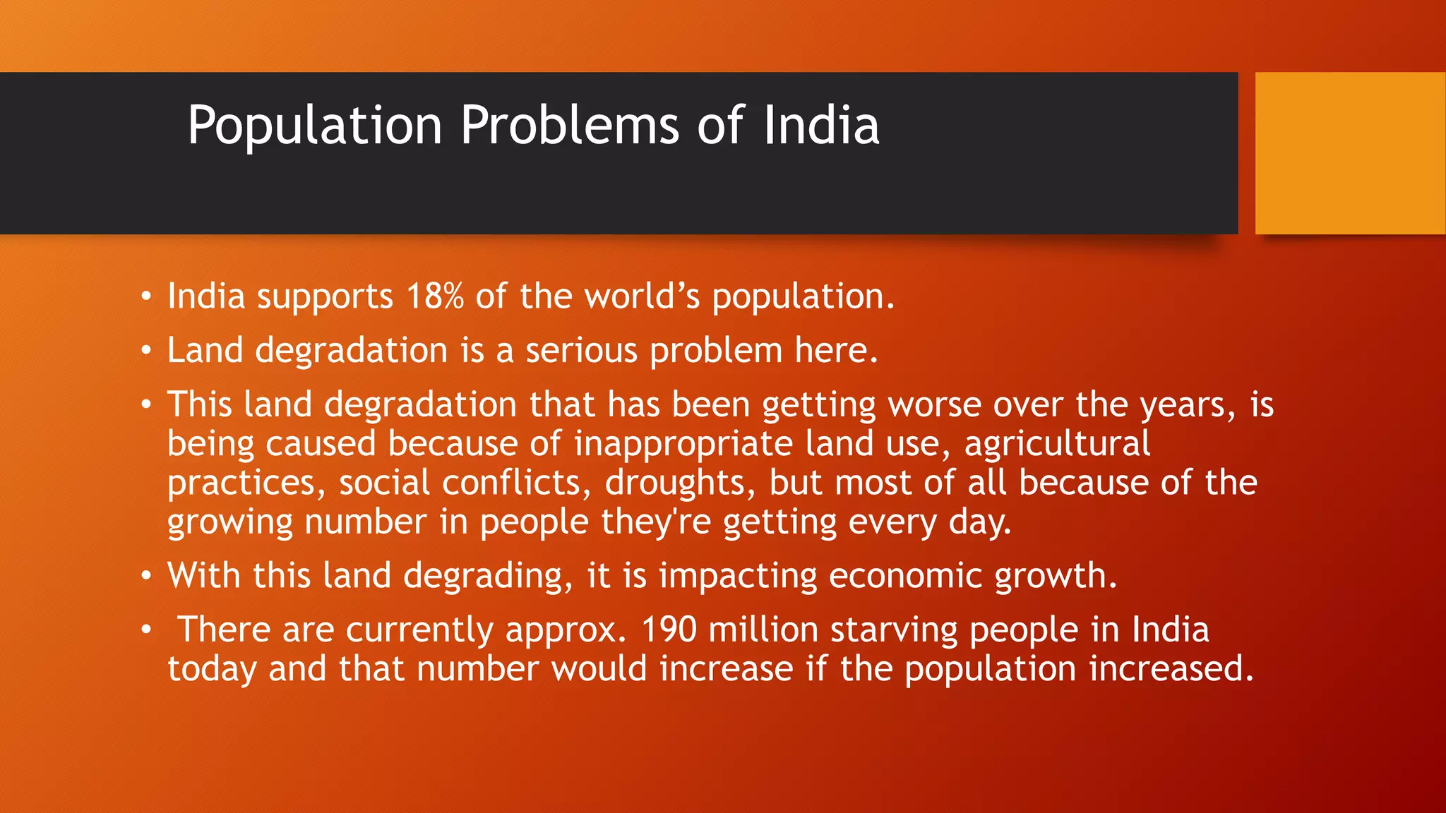 Population problems of india upd | PDF