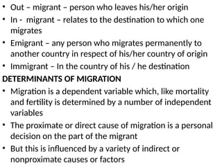 POPULATION PROCESSES, EMMI,MIGRATION.pptx