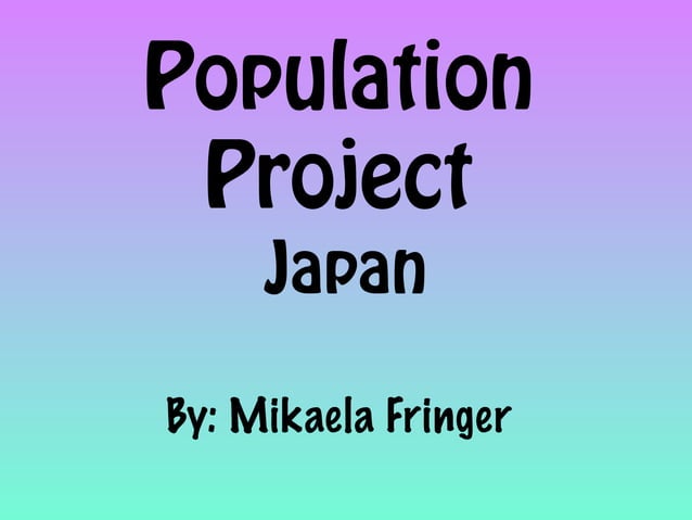 Population project | PPT