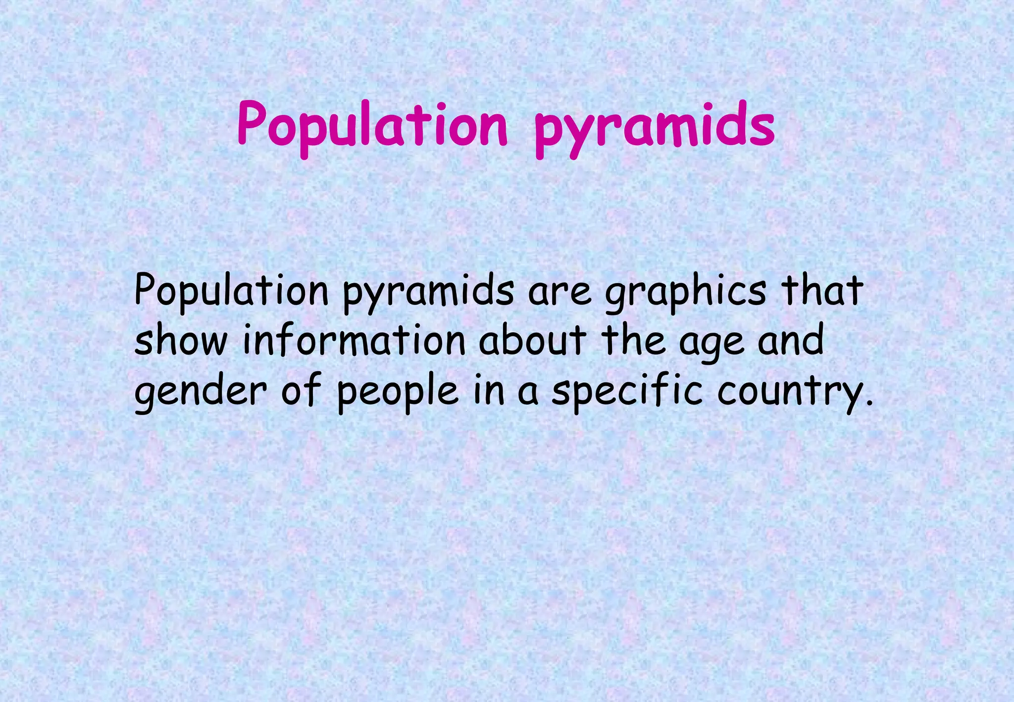 Population pyramids | PPT