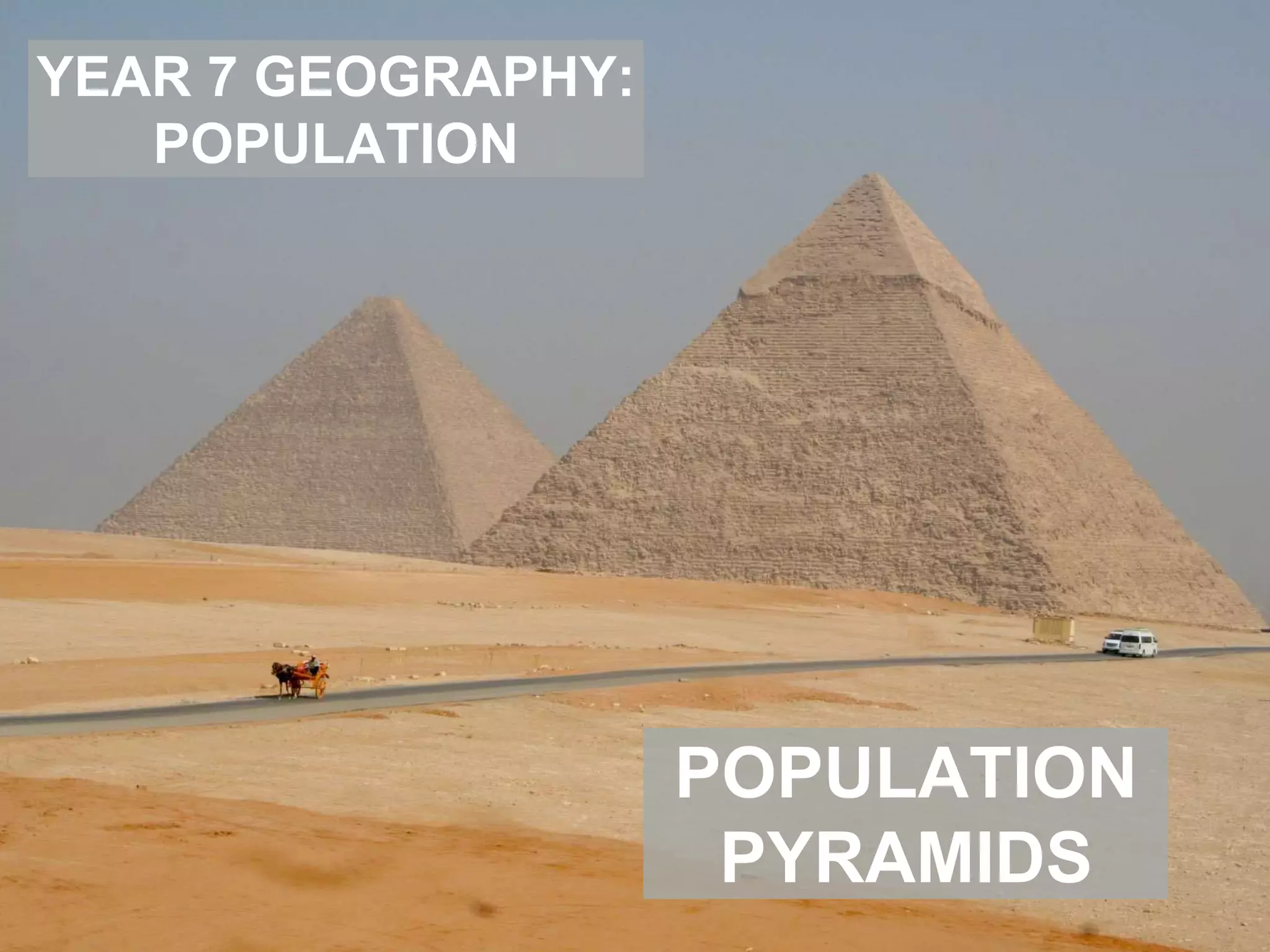 Year 7 Geography Population Pyramids | PPTX