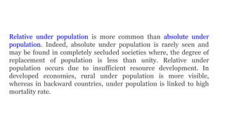 Population Resource relationship | PPTX