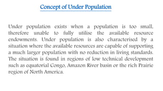 Population Resource relationship | PPTX
