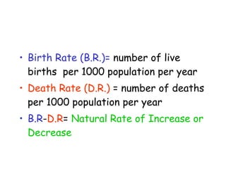 Population Revision | PPT