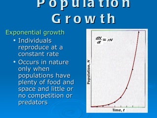 Populations | PPT | Biological Sciences | Science