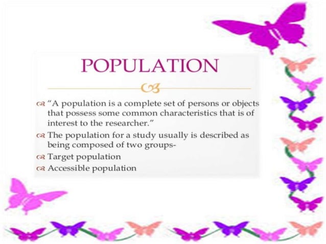 Population and Sample | PPSX