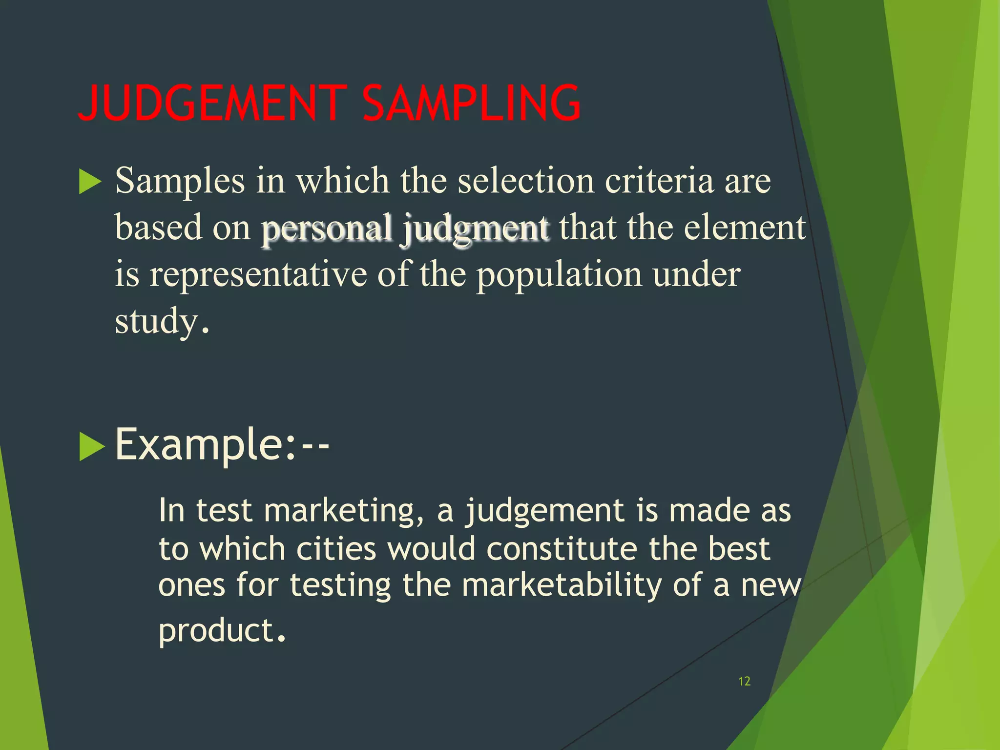 Population & sample lecture 04 | PPTX