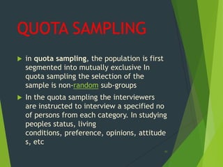 Population & sample lecture 04 | PPTX