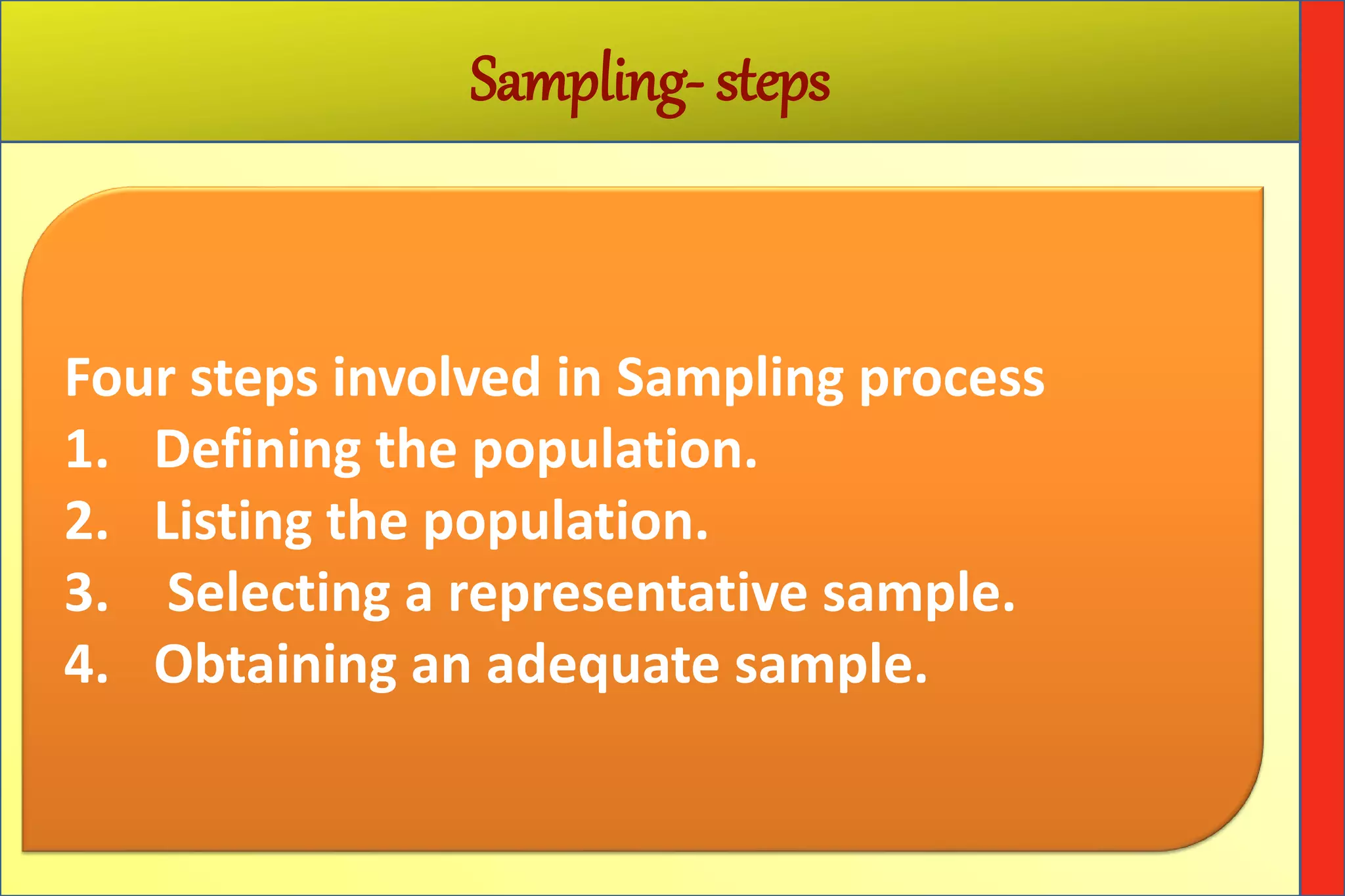 Population & Sampling by Dr. Neha Deo | PPTX