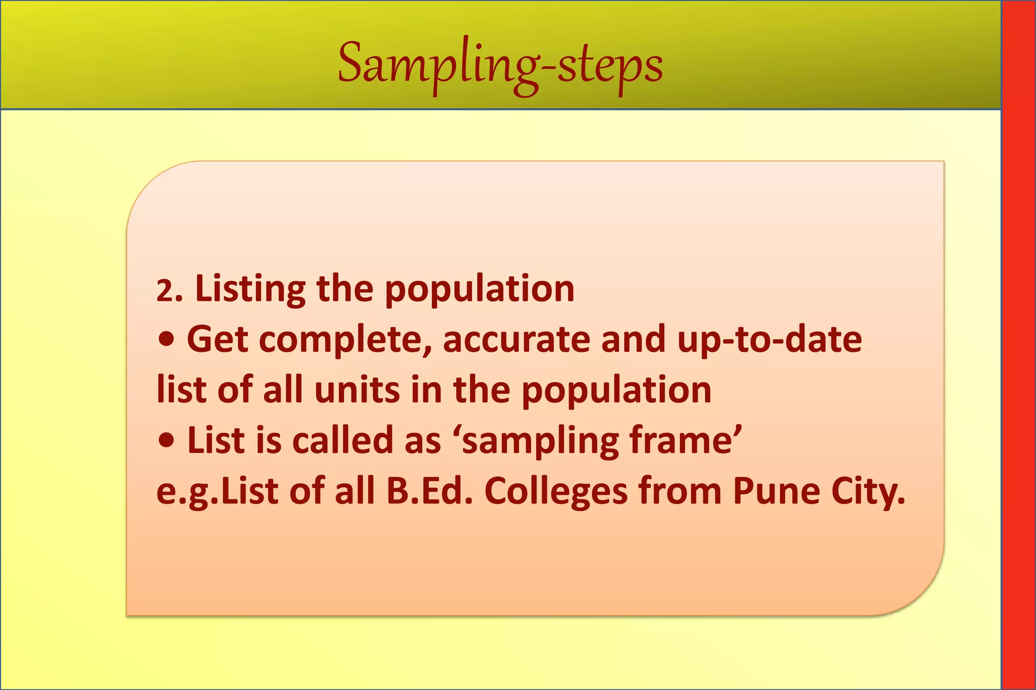Population & Sampling by Dr. Neha Deo | PPTX
