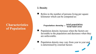 population size and density, imppacts of population growth.pptx