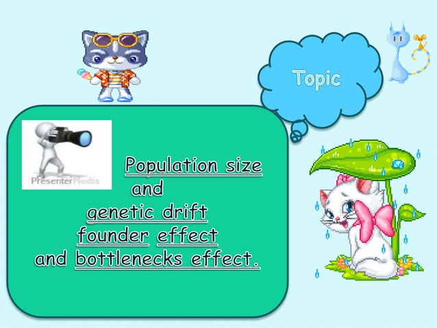 Population size and genetic drift | PPTX | Biological Sciences | Science