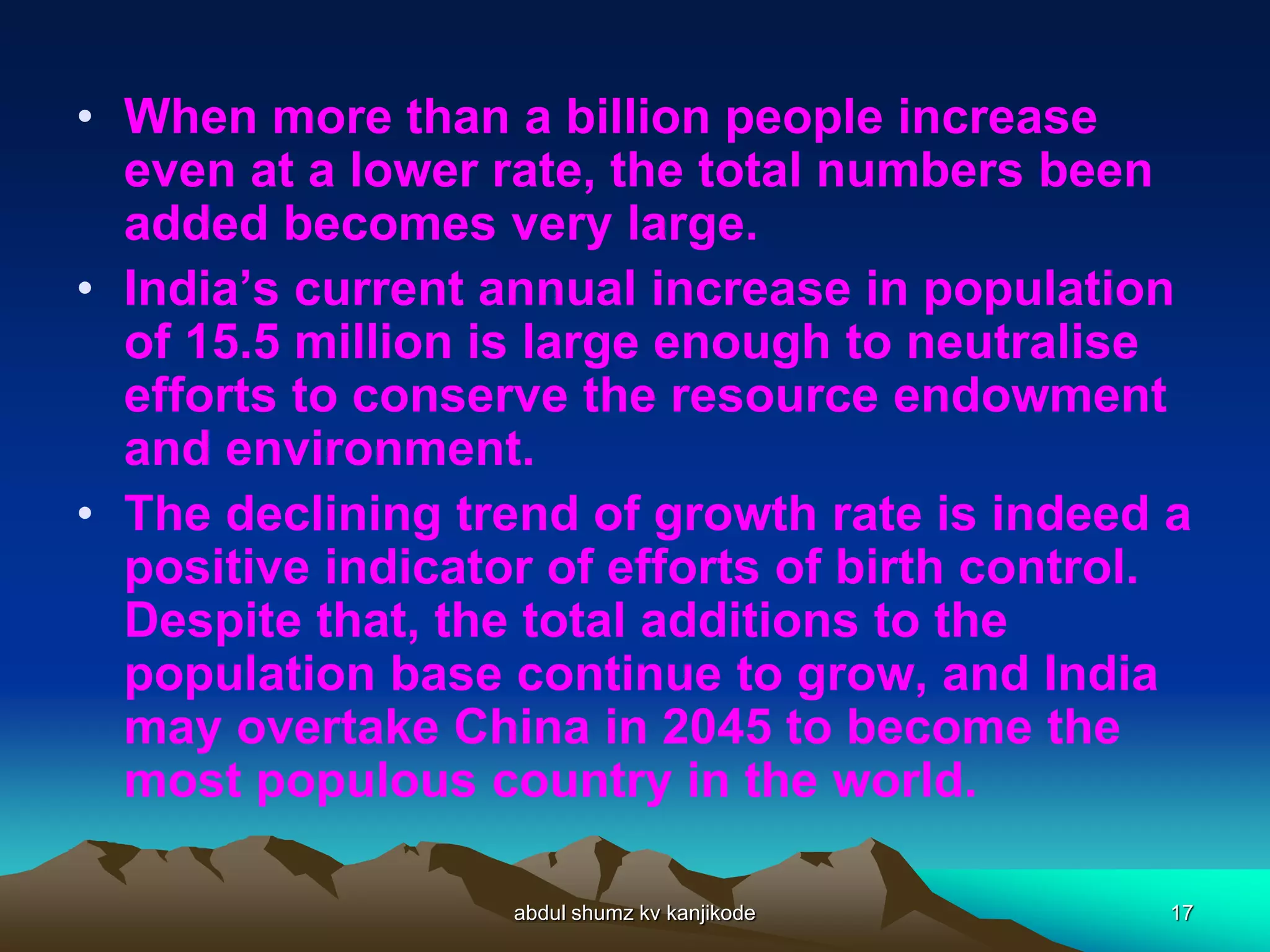 Population, size & growth, class 9 cbse | PDF